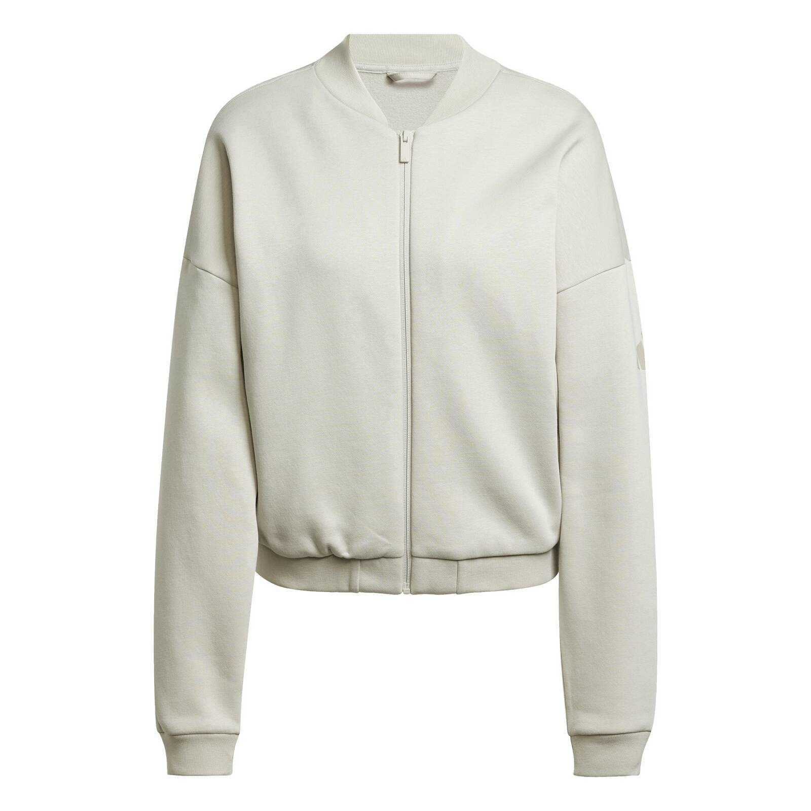 Kurtka bomberka damska adidas ESSENTIALS CONTEMPORARY LOGO beżowa ...