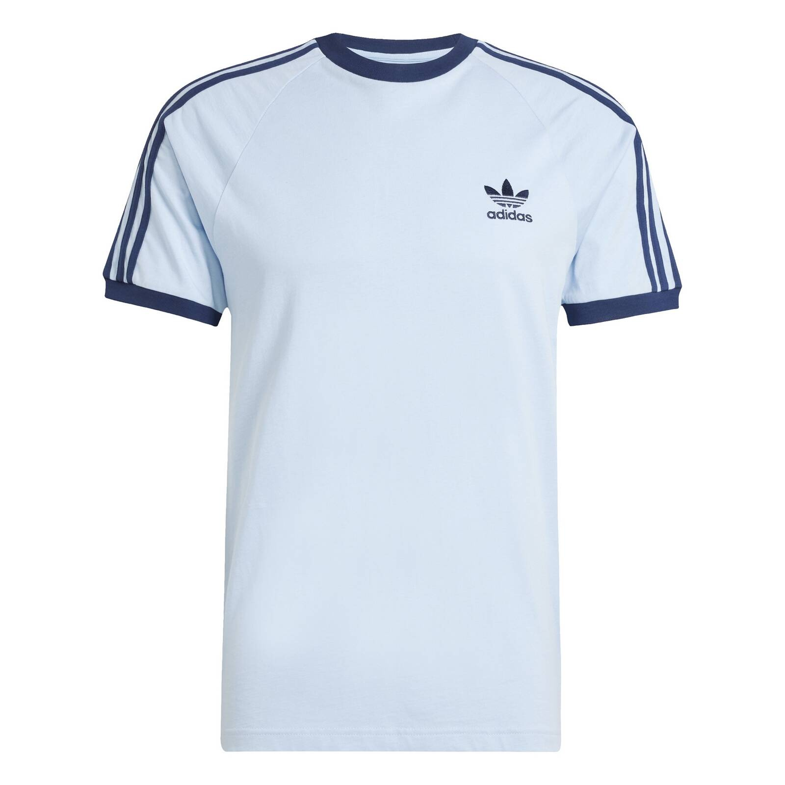 Koszulka męska adidas 3-STRIPES niebieska JN7018 - Sportroom.pl