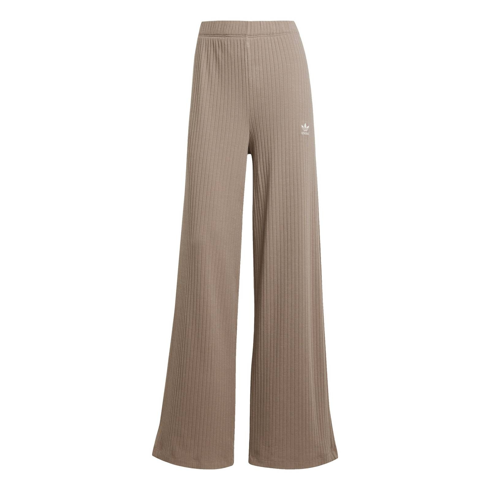 Spodnie dresowe damskie adidas ESSENTIALS brązowe JD0768 - Sportroom.pl