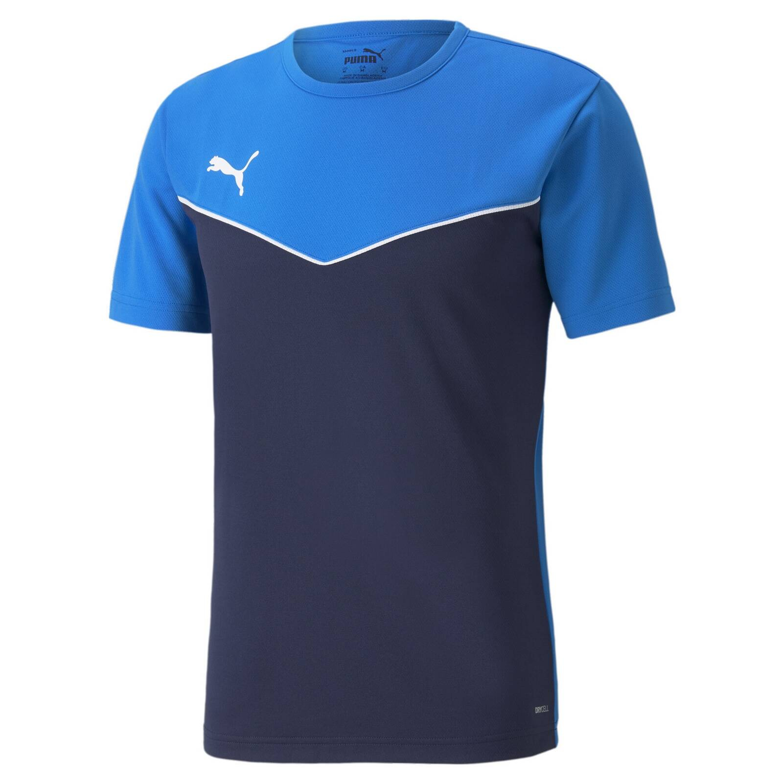 Koszulka męska Puma INDIVIDUALRISE JERSEY niebieska 65752602 - Sportroom.pl