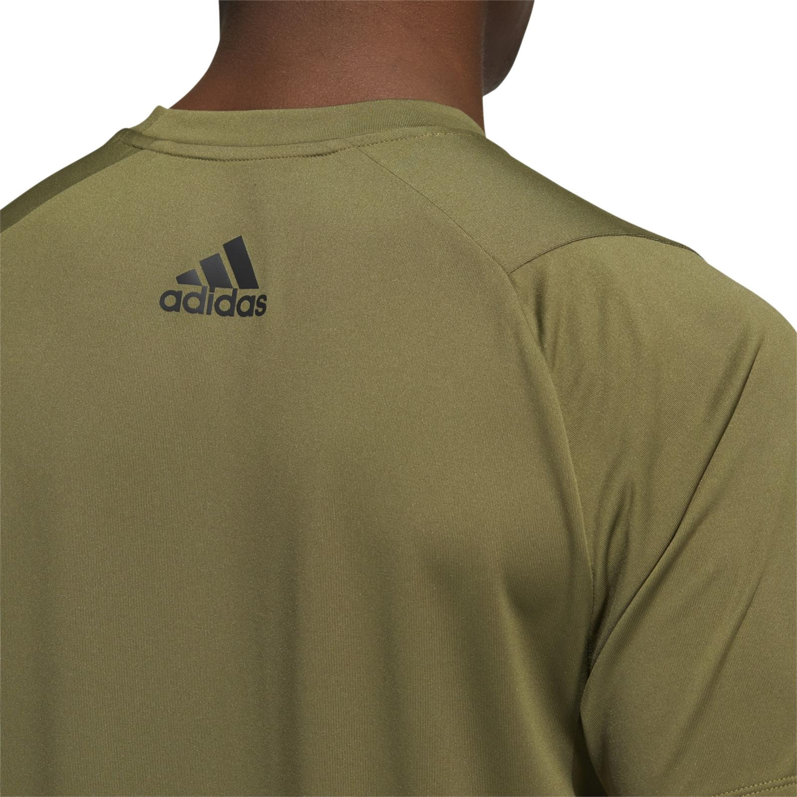 Koszulka męska adidas TRAINING FREELIFT khaki HE6802 - Sportroom.pl