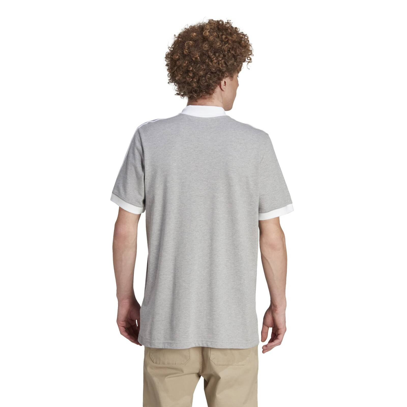 Koszulka polo męska adidas ADICOLOR CLASSICS 3-STRIPES szara IL2502 ...